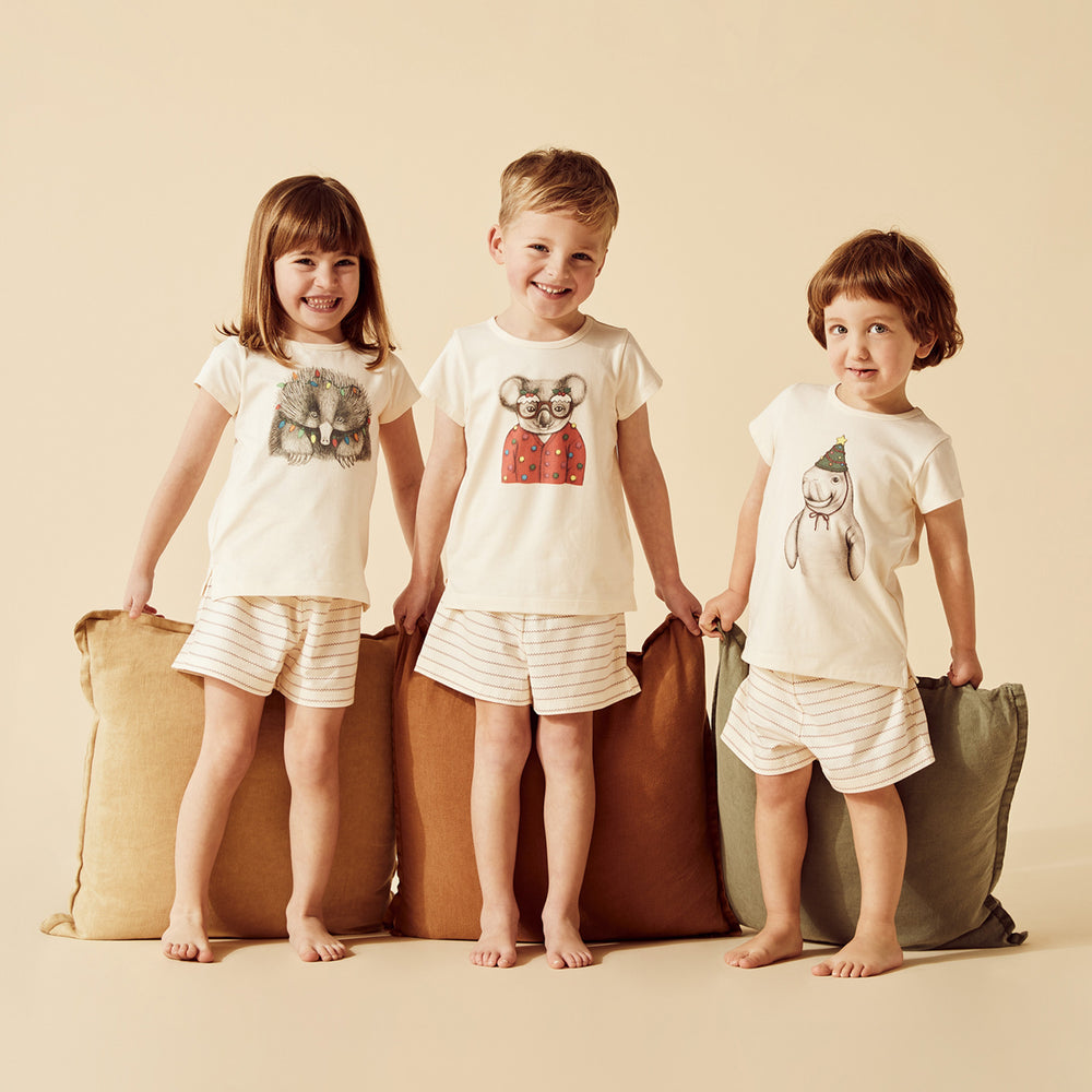 Kids Pyjamas | Kids Organic Sleepwear Sets | Wilson + Frenchy