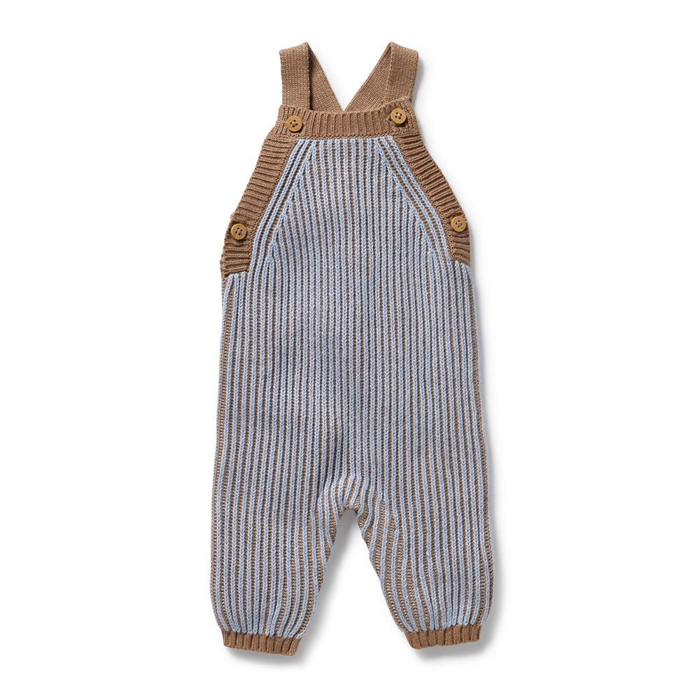 Coco and Blue Speckle Organic Knitted Overall | W+F