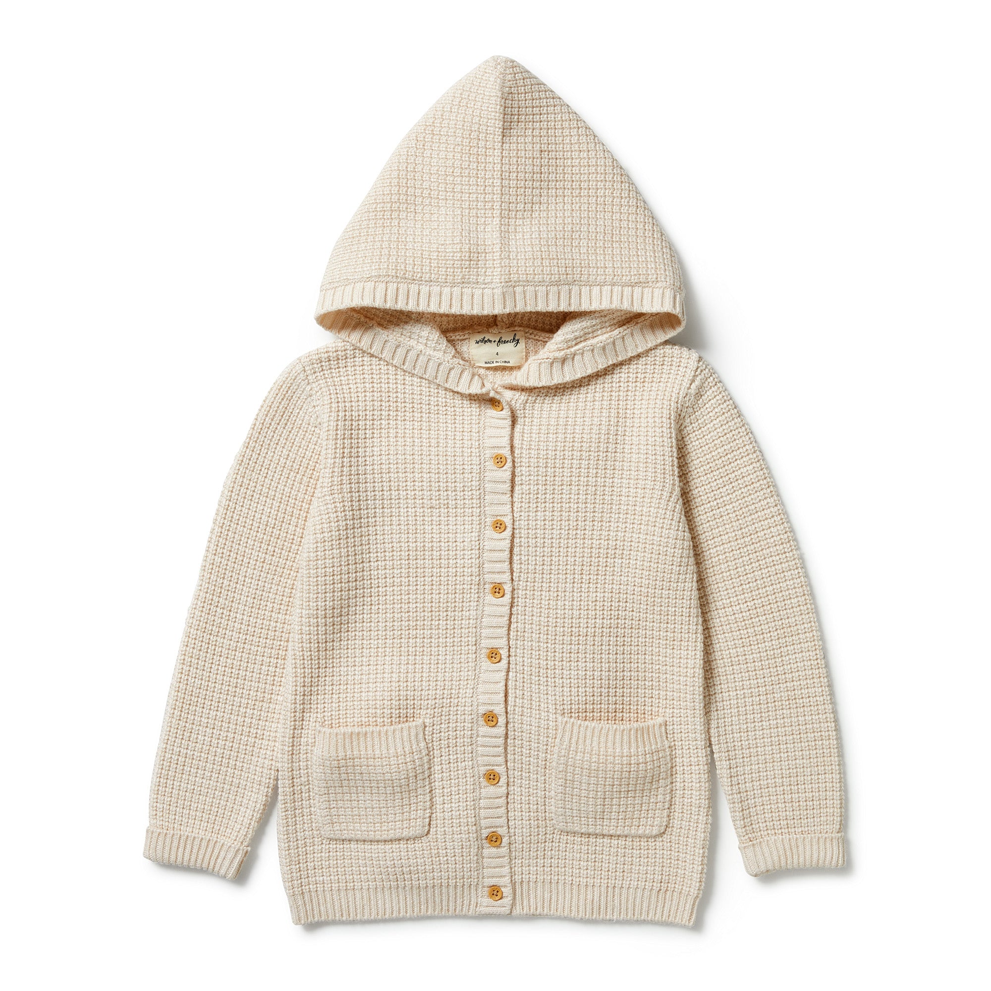 Knitted Button Jacket | Knitted jacket | Wilson + Frenchy