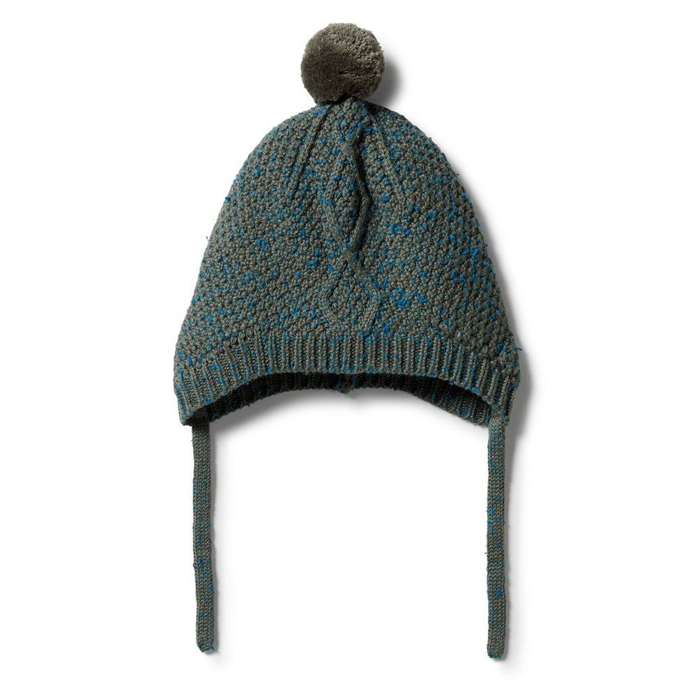 Knitted Cable Bonnet | Knit hat | Wilson + Frenchy