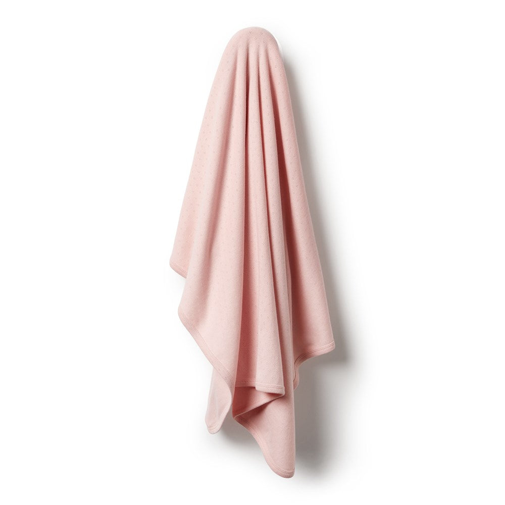 Organic Pointelle Bunny Rug | W+F