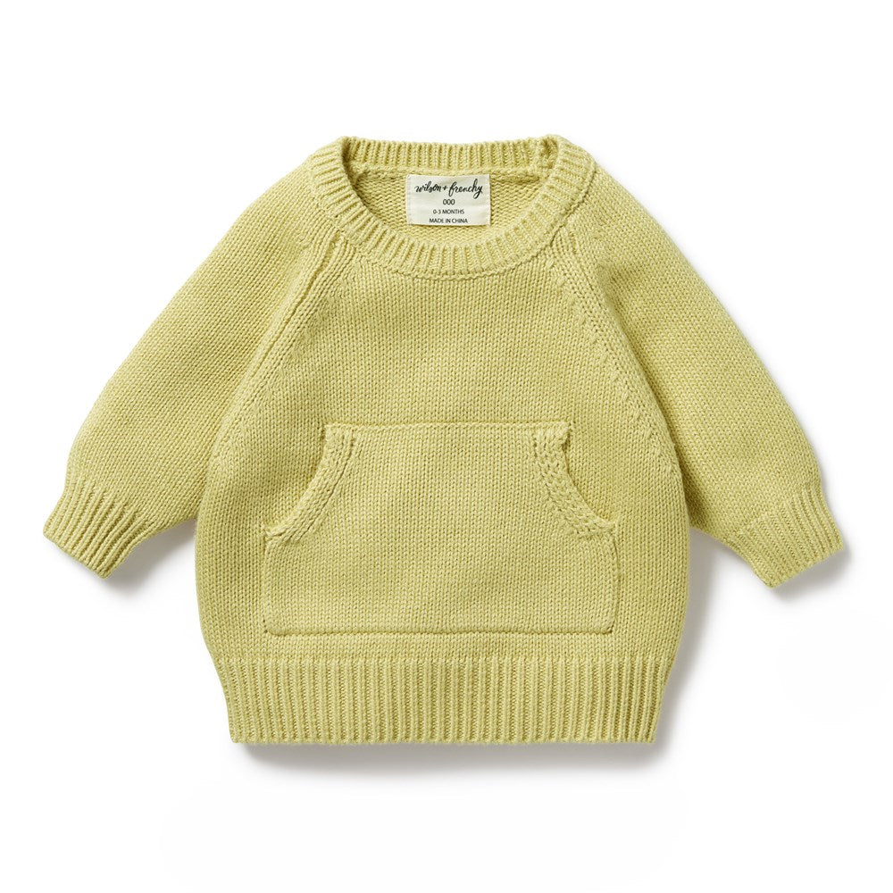 Endive Knitted Pocket Jumper | Knit jumper | Wilson + Frenchy